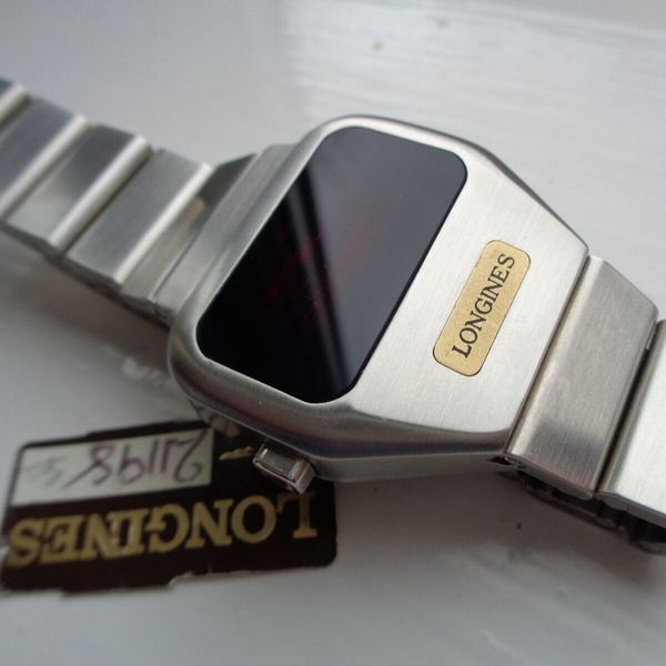 Mens Longines Digital LED "Spacehelmet" Wristwatch | WatchCharts ...