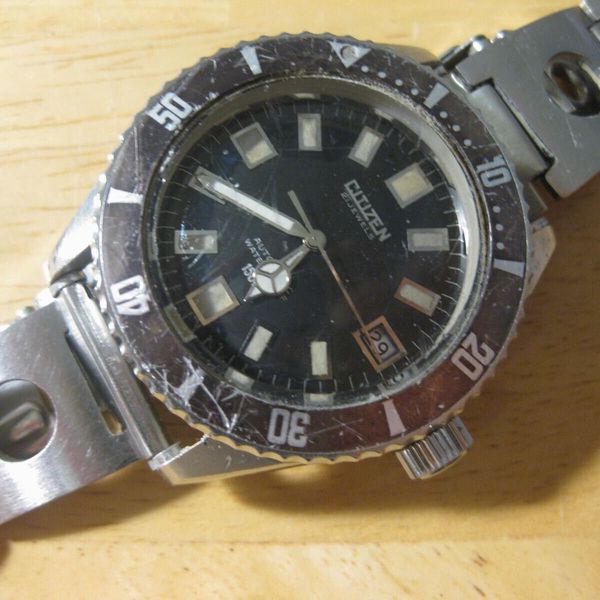 CITIZEN 1960'S VINTAGE SUBMARINER AUTOMATIC MENS DIVERS WATCH 62-5370 ...