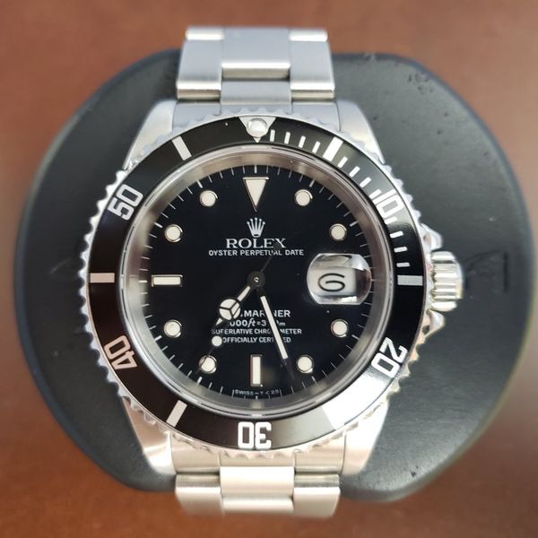 FS: 1989 L-serial Submariner Date 16610 with Sponge Tritium dial ...