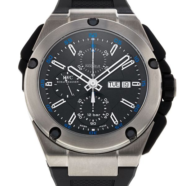 IWC Ingenieur Dual Time Titanium (326403) Market Price | WatchCharts