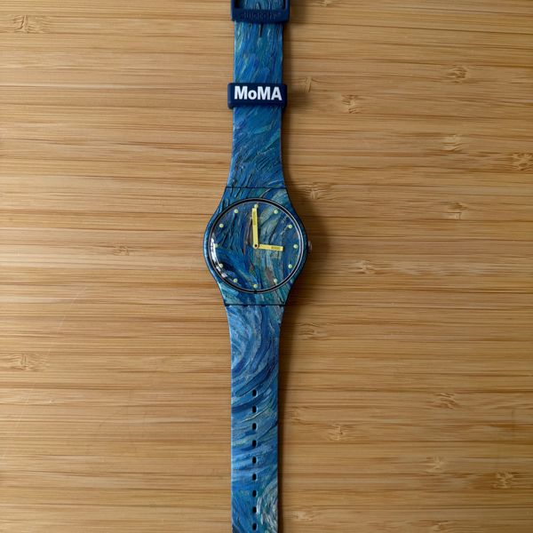 Swatch X Moma - THE STARRY NIGHT BY VINCENT VAN GOGH, THE WATCH ...