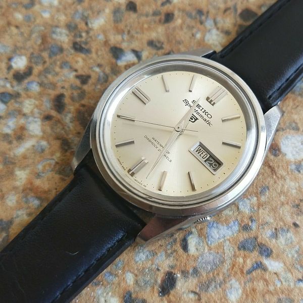 Vintage Seiko 5 Sportsmatic 21 Jewels 6619 9010 JDM May 1966 38mm | WatchCharts