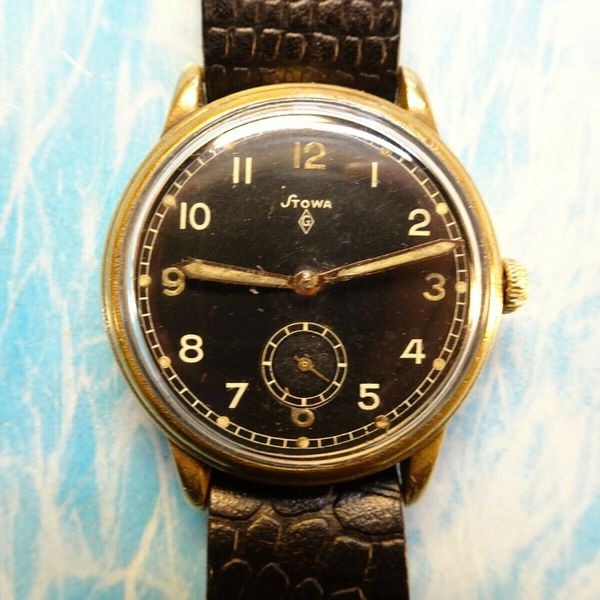 Stowa "G" German Service-Mil. Clock WWII Vintage 1940 PUW 500 Manual ...