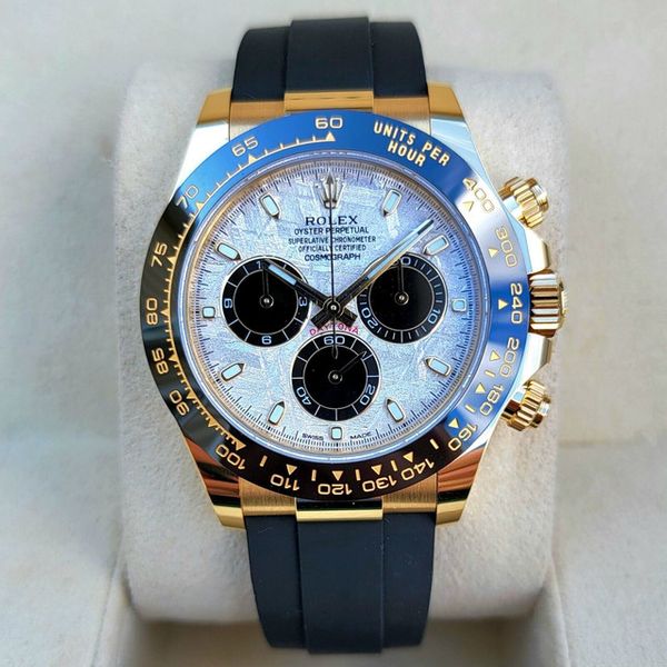 FS: Rolex Daytona Meteorite Dial- Oysterflex w ceramic Bezel 116518LN ...
