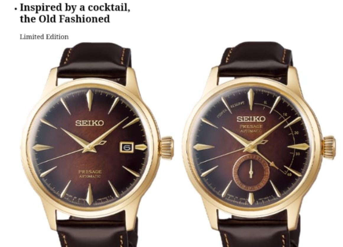 [WTS] Rare Seiko Presage Cocktail Automatic ‘Old Fashioned’ | Ref ...