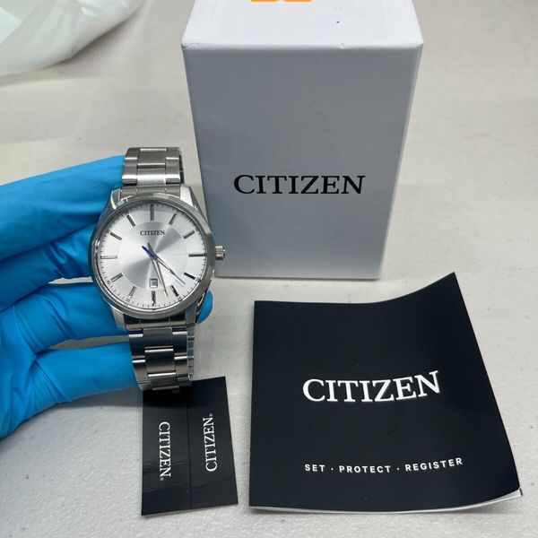 Citizen Men's Date Quartz Stainless Steel Watch BI1030-53A - NEW ...