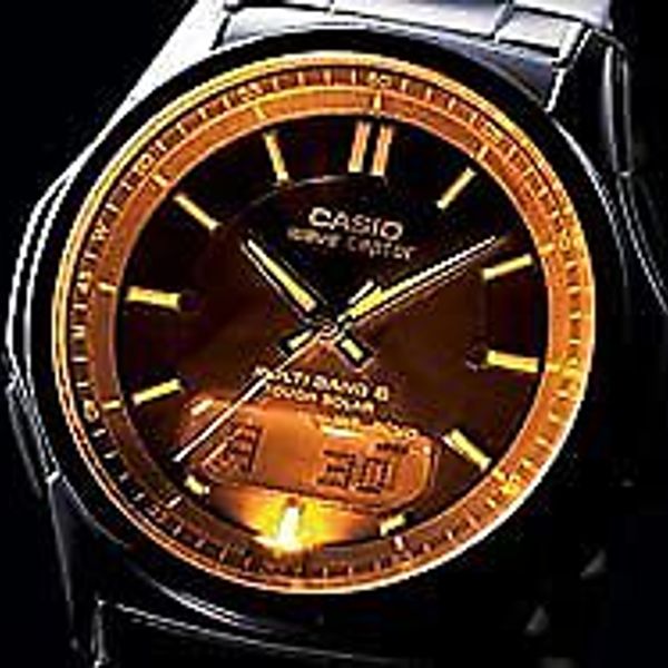 Casio Wave Ceptor Men's Watch - Solar Powered, Multi-Band 6 WVA-M630D ...