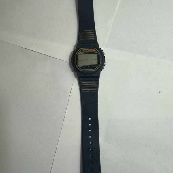 TIMEX C.A.T. DIGITAL QUARTZ LCD DISPLAY MEN'S VINTAGE WATCH ...