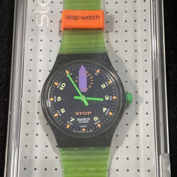 Swatch Stop Watch Jess Rush SSB100 Unused Untested | WatchCharts ...