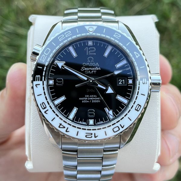 FS: Omega Seamaster Planet Ocean GMT Oreo 600M Co-Axial Chronometer 43 ...