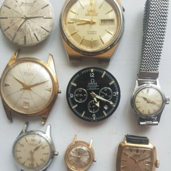 LOT OF AUTOMATIC AVIA ETA 1477,MILEX 41 J.ETA 2452,HAROLD FELSA ...