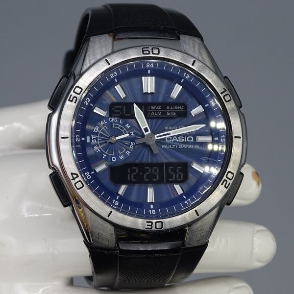 Casio Wave Ceptor WVA-M650 Solar Radio Controlled Watch Multi Band 6 ...