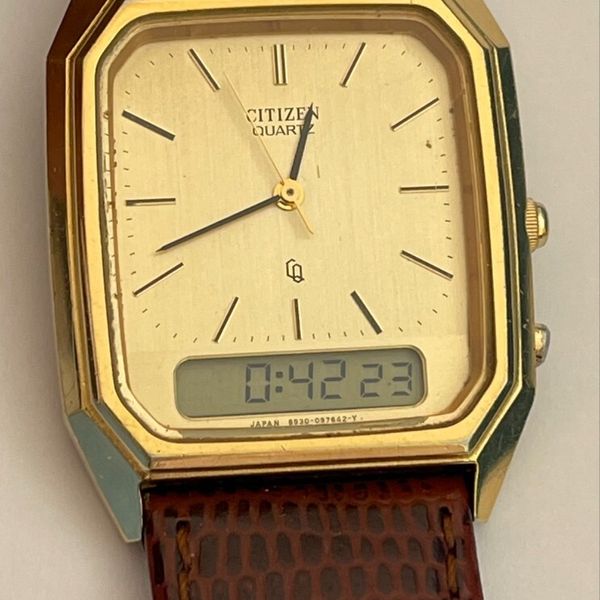 Vintage Citizen Quartz Ana-Digital Watch Citizen 8930 (GN-7-5) LCD ...