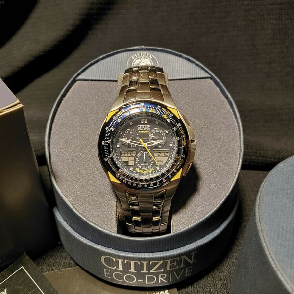 Citizen Eco-Drive Skyhawk Blue Angels Titanium C651-T000967 HST ...