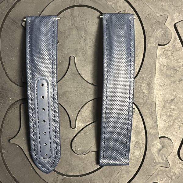 [WTS] Artem Sailcloth Strap - 19 mm Loopless Navy Blue w/"Fat" spring ...