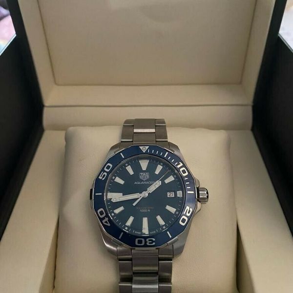 Tag Heuer Aquaracer WAY111C 5 WBS4928 500M Automatic Blue Dial WITH ...