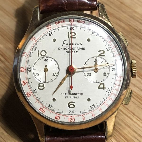 Vintage, EXACTUS Chronographe Suisse Wristwatch | WatchCharts Marketplace