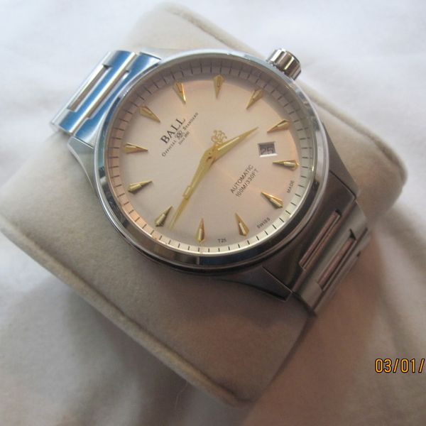BALL FIREMAN RACER AUTOMATIC W/ BOX AND PAPERS | WatchCharts Marketplace