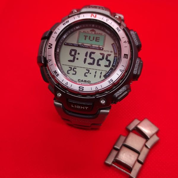 casio protrek prg40 Titanium Version | WatchCharts Marketplace