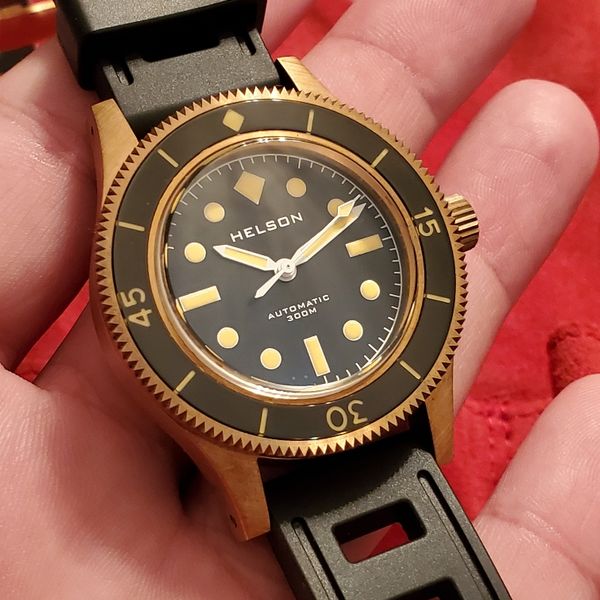 Helson Skindiver Bronze ETA Movement | WatchCharts