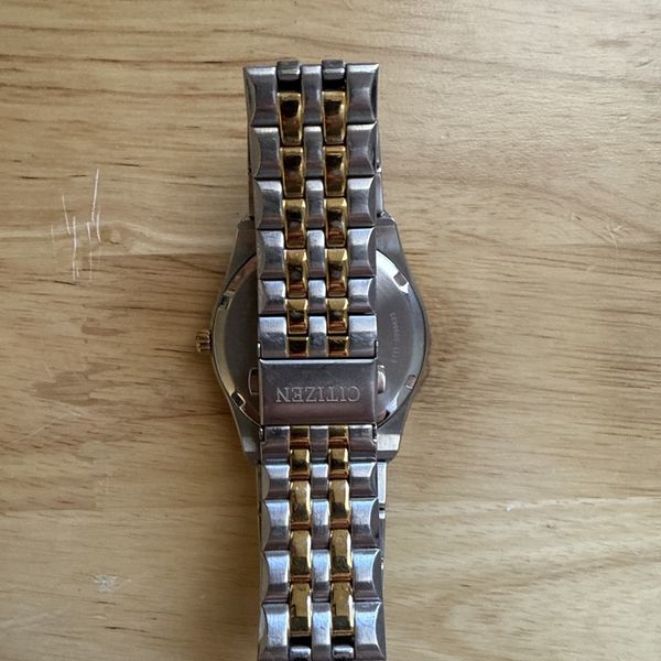 Citizen Eco-Drive Men's Blue Dial Two Tone Watch | WatchCharts Marketplace