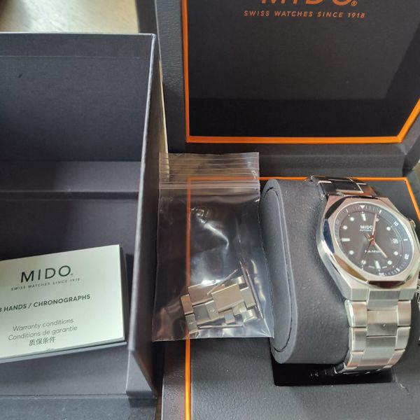 Mido Multifort 8 Two Crowns 40mm Grey Dial Steel | WatchCharts Marketplace