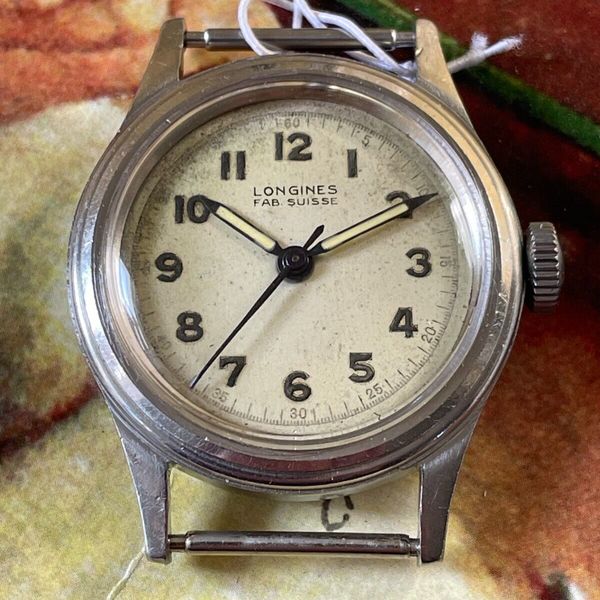 French Navy Longines Marine Nationale men's watch, orginal WW2 era ...