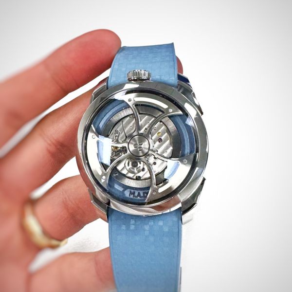 For Sale - MB&F M.A.D. 1S newest mad blue model, Swiss and slim ...
