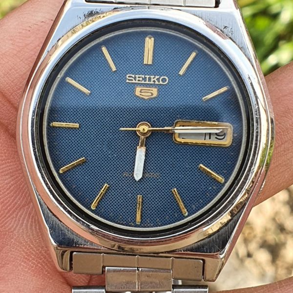 Vintage Seiko 5 Automatic Beautiful Watch Stainless Steel From Japan ...