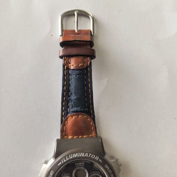 Vintage CASIO 41mm Illuminator Alarm Chronograph Digital Men's Watch ...