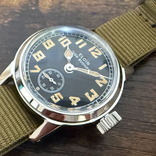 WW2 ELGIN USN BUSHIPS SUB SECOND WITH NEW MILITARY CASE ! | WatchCharts ...
