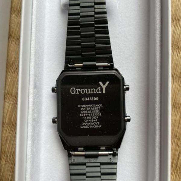 Citizen Yohji Yamamoto Ground Y ANA-DIGI TEMP Limited Black Collection ...
