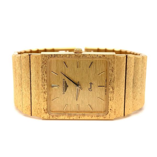 VTG Longines HT 1959 Swiss 0961 Gold Plate Square Dial Quartz Watch! 95 ...