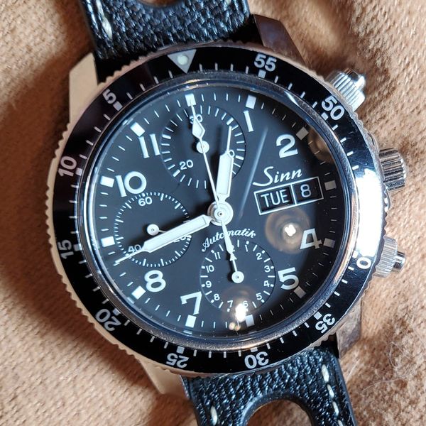 Sinn 103 ST SA Chronograph with original bracelet, strap, box, and ...