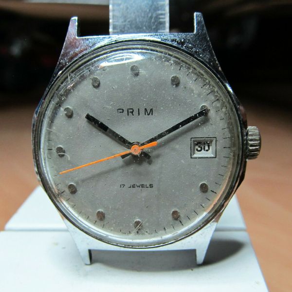 Vintage PRIM wristwatch with 17 jewels PRIM cal. 68.4 movement from ...
