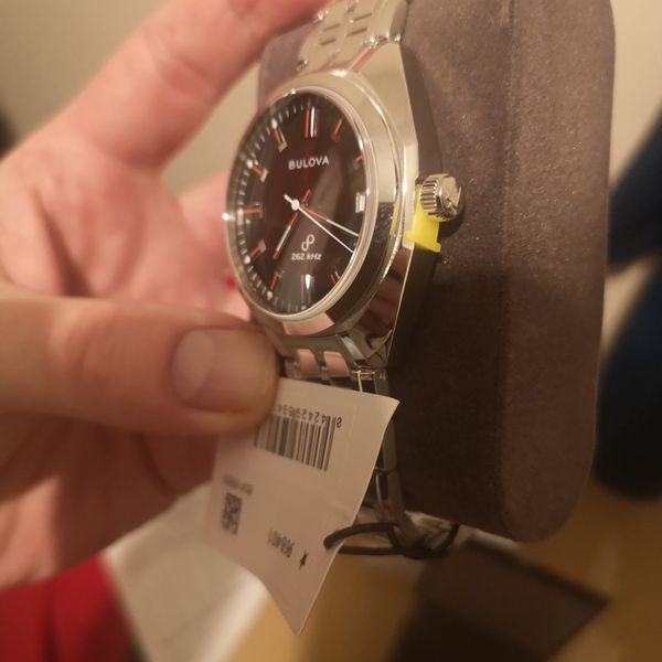 Bulova Men's JetStar Watch 96B401 Merlot Red Dial New in box ...