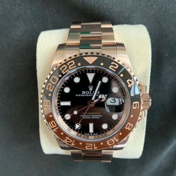 FS: LNIB Rolex 126715CHNR GMT Master II 'rootbeer' Basel 2018 | WatchCharts