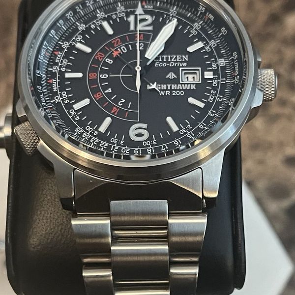 Citizen Nighthawk 42mm Eco-Drive Pilot Watch Watch BJ7000-52E. It ...