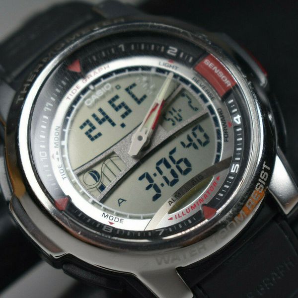 Men's Casio AQF-100 TIDE Watch (4335) NEW BATTERY! | WatchCharts
