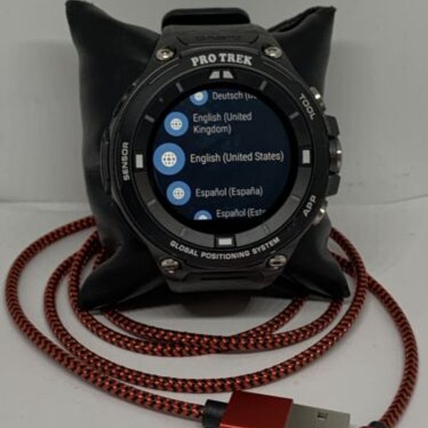 Casio Pro Trek WSD-F20 Unisex Black Resin Digital Dial Genuine Smart ...