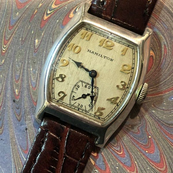 Scarce HAMILTON Grant Men's Watch - STERLING SILVER 987-F 17 Jewels ...