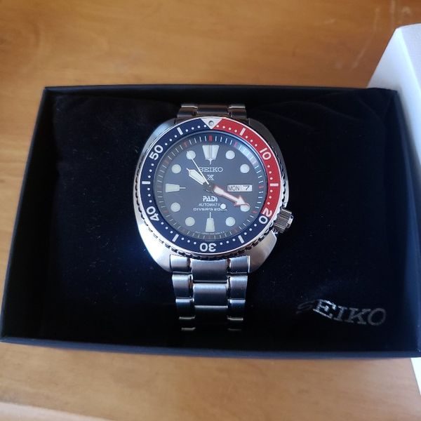 Seiko PADI diver turtle with box | WatchCharts