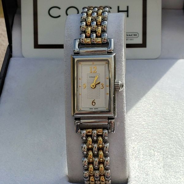 Coach Stainless Steel Two Tone Classic Madison Watch 0820 Ladies ...