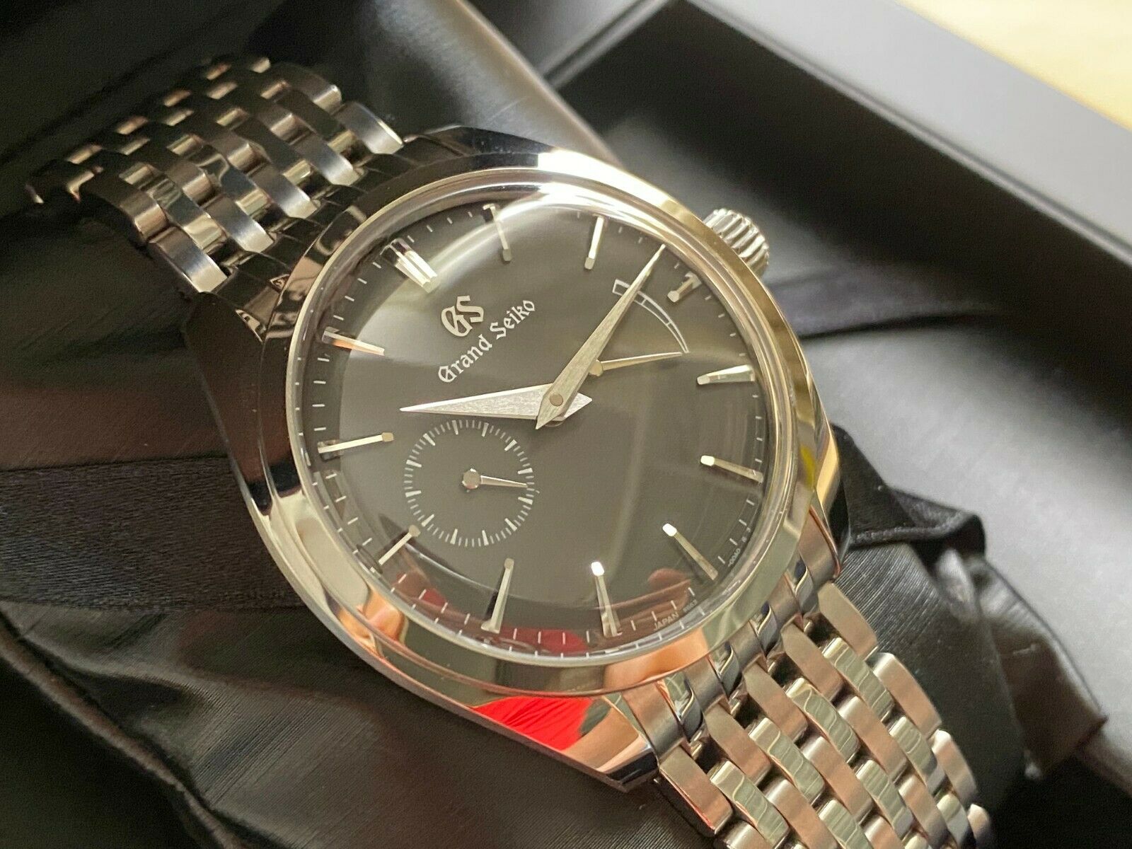 *Very Rare* Grand Seiko Elegance Collection Black Dial Watch SBGK009 in ...