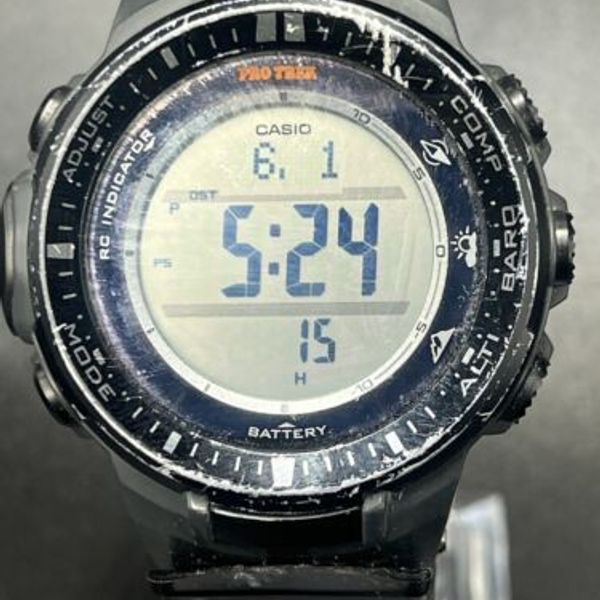 Casio ProTrek PRW-3000 (3414) Solar Quartz Watch 100M Barometer Altimeter | WatchCharts Marketplace