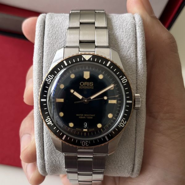 Gents Oris Divers 65 Automatic Watch with Bronze Bezel full set ...