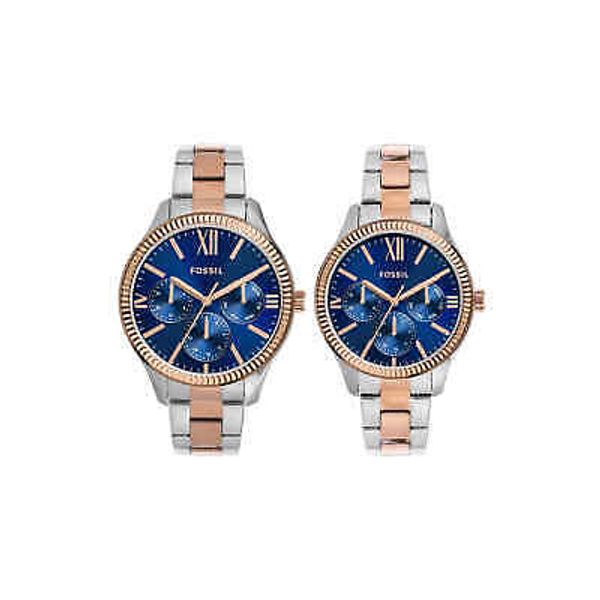 Fossil Rye Two Tone Watch Set BQ2736SET | WatchCharts Marketplace