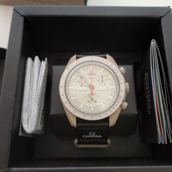 NEW Swatch x Omega Moonswatch Mission To Jupiter Watch - With Box ...