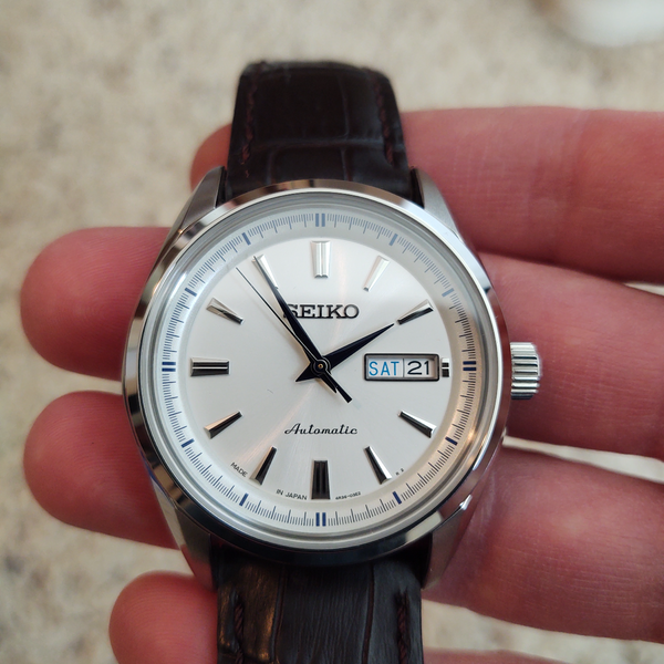 Seiko SARY055 PRESAGE Mechanical Automatic Men's Watch White Dial ...