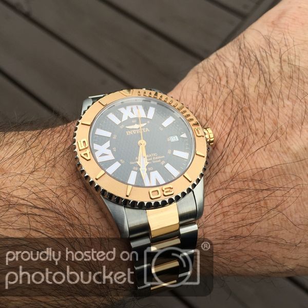 FS: Extremely Rare Invicta Ocean Ghost with SOLID 18k gold bezel and ...